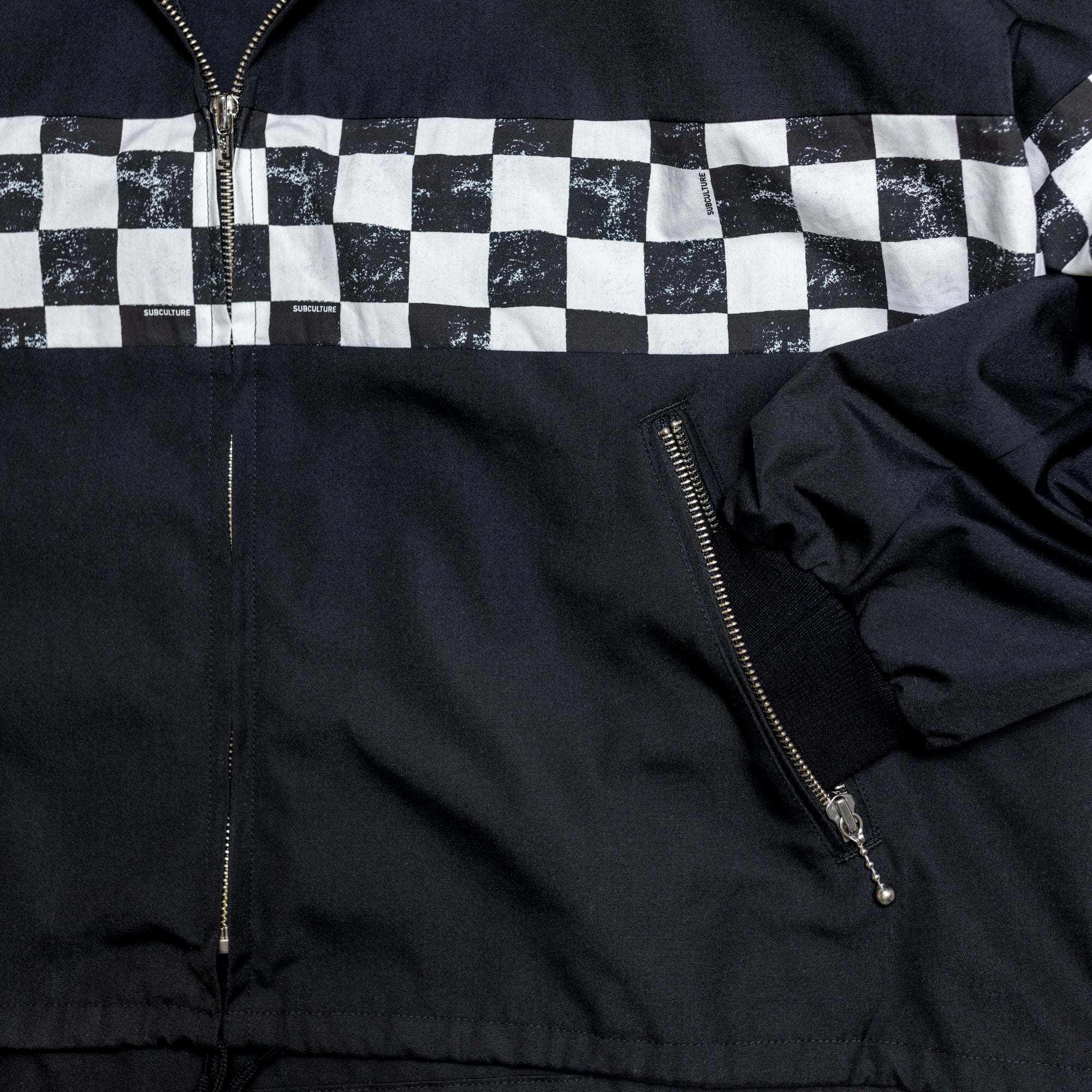 CHECKERED FLAG T/C HOODIE / BLACK – SC WEB STORE